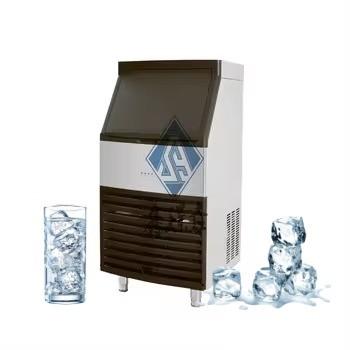 China Stainless Steel Commercial Ice Cube Maker 22*22*22mm Ice Size Cube Ice Making Machine for sale