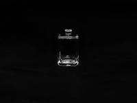 China Custom 100ml Flint Transparent Perfume Glass Bottles Packaging for sale