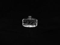 China Customized 100ml Appliqué Clear Perfume Glass Bottles and Jars for sale