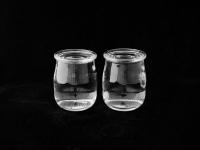 China Personalized Frosting Glass Beverage Bottles 120ML with PP Cap for sale