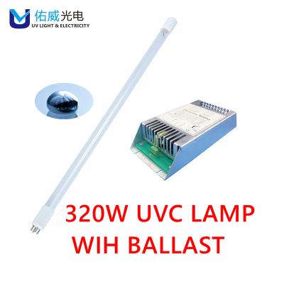 China 320w 185nm Power UVC Light Industry Deodorization With Ballast G13 for sale
