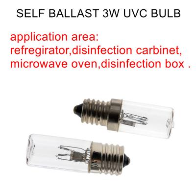 China 0.29A Strong UVC Light Bulb 4W Self Ballast UV Ozone Germicidal Lamp for sale