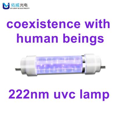 China 50w UVC Far Ultraviolet Light Tube Factory 222nm UV Disinfection Lamp for sale
