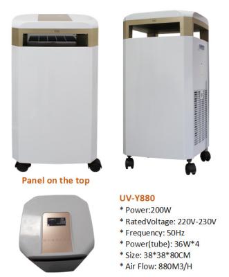 China 254nm UVC Air Purifier Sterilizer / 200w Quartz Ultraviolet Lamp for sale