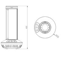 China 70w Air cleaner Disinfection High Power Germicidal UVC Sterilization Light for sale