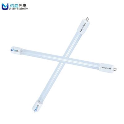 China 6w 10w 12mm UVC Disinfection Lamp T4 UV Vacuums Virus Killing G6T4L for sale