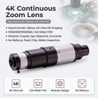 China 4K Zoom Lens 0.3-3.0X Apochromatic for Digital Microscope Food Silicon Wafer Electronics Ultra HD AI Analysis MSS-L-0330 for sale