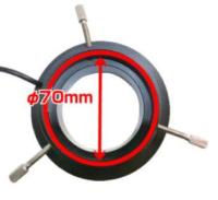 China Supplier 80-LED 4-Zone Ring Light High Brightness for Stereo Digital Microscope White LED Uniform Illumination MSS-A-80L4 for sale