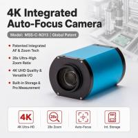 China OEM Factory 4K Auto Focus Microscope Camera 28x Zoom Patented AF Zoom Integrated for QC CE MSS-C-N313 for sale