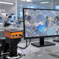 China Wholesale 4K Microscope Camera Sony Sensor for Stereo Metallographic Biological Research CE FCC MSS-M-4K21N for sale