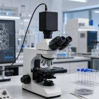 China Supplier 20MP Cooling Microscope Camera Real-time Image Stitching for Life Science Research MSS-C-GM-31 for sale