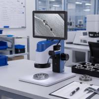China Manufacturer High DOF Synthesis Digital Video Microscope HDR 8-Zone LED for Precision Industrial Lab MSS-M-IU9179 for sale