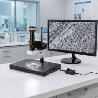 China Manufacturer Long Lifespan 1/2 Inch CCD Microscope Camera DSP Medical Grade for Precision Testing CE MSS-C-LMT for sale