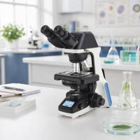 China Wholesale Biological Microscope Front LCD for Magnification Intensity Monitoring School Lab MSS-M-OF411 for sale