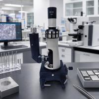 China OEM Factory Magnetic Base Portable Metallographic Microscope Rechargeable LED for Large Workpiece Field MSS-M-CK for sale