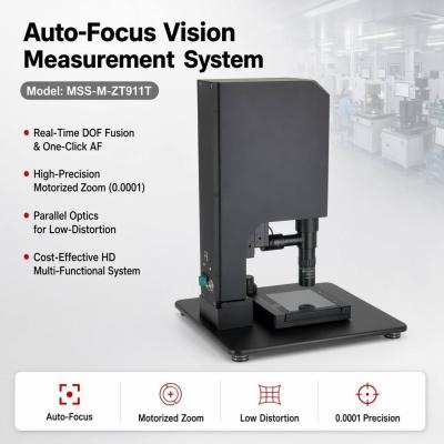 China Wholesale High Speed Motorized Zoom Image Measuring Instrument 1/10000 Precision for Aerospace Parts Inspection MSS-M-ZT911T for sale