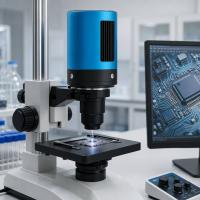 China Manufacturer Professional TEC Cooling Microscope Camera Low Noise for Biological Testing CE MSS-C-NUS3CMOS for sale