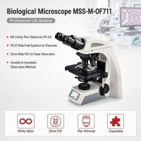 China Supplier Biological Microscope FN 22 22mm FOV Plan Achromatic for Hospital Medical Research CE MSS-M-OF711 for sale