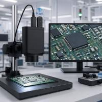 China Supplier 4K 60fps Microscope Camera 5G WiFi Wireless Voice Control for Telemedicine Research CE MSS-C-TP4K8MPA for sale