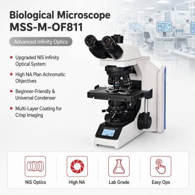 China Supplier NiS Infinity Biological Microscope Universal Condenser for Medical Hospital Inspection MSS-M-OF811 for sale