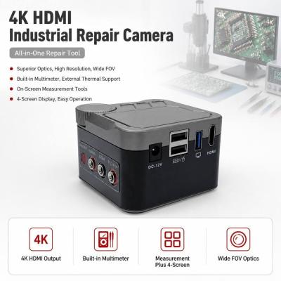 China Supplier 4K HDMI Industrial Maintenance Camera Large FOV High Zoom for Repair Inspection Measurement Function MSS-C-4KMOS for sale