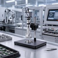 China OEM Factory HD Motorized Digital Microscope Auto Cruise Programmable POI for Micro-components Inspection SDK MSS-M-3D for sale