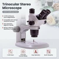 China OEM Factory 1x-6.5x Trinocular Stereo Microscope Easy Operation for Education Laboratory Science MSS-M-1065 for sale