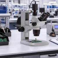 China OEM Factory 1x-6.5x Trinocular Stereo Microscope Easy Operation for Education Laboratory Science MSS-M-1065 for sale