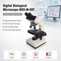 China Wholesale Integrated Digital Microscope USB 2.0 with Measurement Software for Lab Research CE MSS-M-D8T for sale