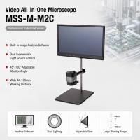 China Supplier Integrated Video Microscope Dual Lighting Independent Control 44-169mm Working Distance for Lab QC CE MSS-M-M2C for sale