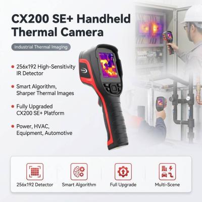 China Supplier 256x192 Handheld Thermal Camera for Electrical HVAC Inspection High Sensitivity Clear Image CE FCC MSS-R-CX200SE+ for sale