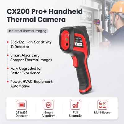China Handheld Thermal Camera 256x192 12um 40mK for Industrial / HVAC / PCB 6s Fast Booting Video Recording MSS-R-CX200PRO for sale
