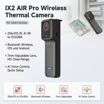China Supplier 256x192 Wireless Thermal Camera AI 4x Super-Res for Electrical Circuit Board HVAC IOS Android MSS-R-IX2 for sale