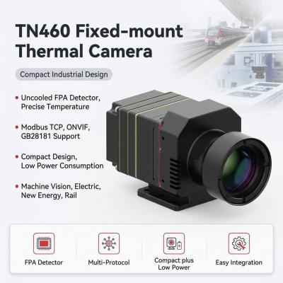 China Supplier Uncooled FPA Fixed-Mount Thermal Camera Modbus for Machine Vision Industrial CE FCC MSS-R-TN460 for sale