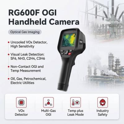 China Supplier Uncooled VOx OGI Camera for Petrochemical Leak Detection SF6 NH3 C2H4 C3H6 Emission Management MSS-R-RG600F for sale