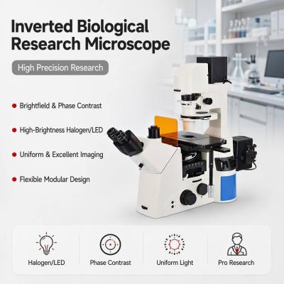 China Manufacturer Inverted Biological Microscope MSS-M-OJC011 Phase Contrast for Cell Culture Research CE ISO for sale