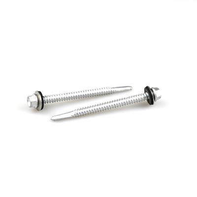 China Stainless Steel Flange Hex Bi Metal Self Drilling Tapping Screws Parafuso Inox Perfect for sale