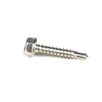 China Hex Head Self Drilling Metal Screws with INCH Measurement System and Stainless Steel for sale