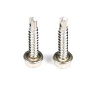 China Hex Head Self Drilling Metal Screws with INCH Measurement System and Stainless Steel for sale