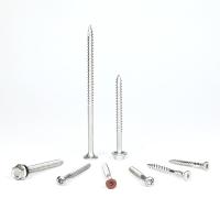 China Chinese Type 17 Deck Tornillos Para Washer Head Flat Torx Stainless Steel Wood Screw for sale