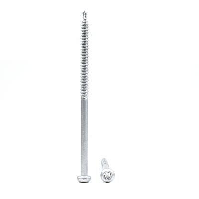 China St6.3*125mm Bimetal Galvanised Pan Head Torx Self Drilling Screws Customized Support for sale