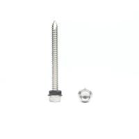 China Stainless Steel ST6.3*55mm Flange Hex Self Tapping Screw Parafuso Auto Atarraxante for sale