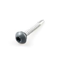 China Self-Drilling Screw 12 Bimetal Screw With Epdm Washer Bi Metal Color Coated Torx Pan Head for sale