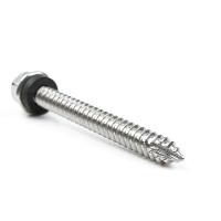 China Stainless Steel ST6.3*55mm Flange Hex Self Tapping Screw Parafuso Auto Atarraxante for sale