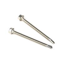 China Black Sus316 Hex Head Screws Customized Support for Stainless Steel Self Drilling Screws for sale