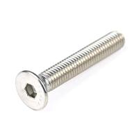 China Stainless Steel Flat Machine Screw DIN 7991 Hex Socket Screws with Customized Support for sale