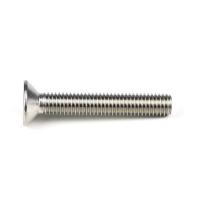 China Stainless Steel Flat Machine Screw DIN 7991 Hex Socket Screws with Customized Support for sale