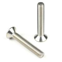 China Stainless Steel Flat Machine Screw DIN 7991 Hex Socket Screws with Customized Support for sale