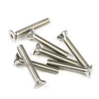 China Stainless Steel Flat Machine Screw DIN 7991 Hex Socket Screws with Customized Support for sale