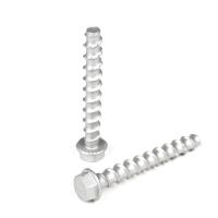 China Flange Hex Head Concrete Anchors M10x90mm Stainless Steel for Metric Measurement System for sale
